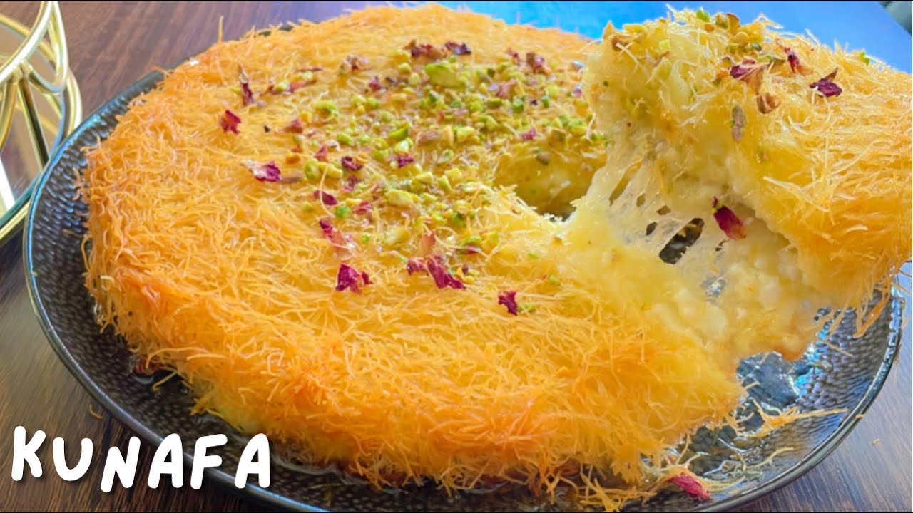 Most Tastiest and Easiest Kunafa Recipe | How To Make Kunefe - YouTube