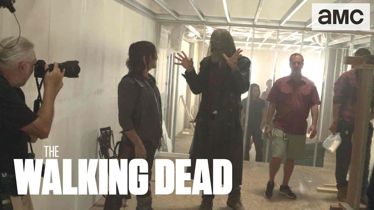 'Daryl & Beta's Fight Scene' Making of Ep 913 BTS | The Walking Dead ...
