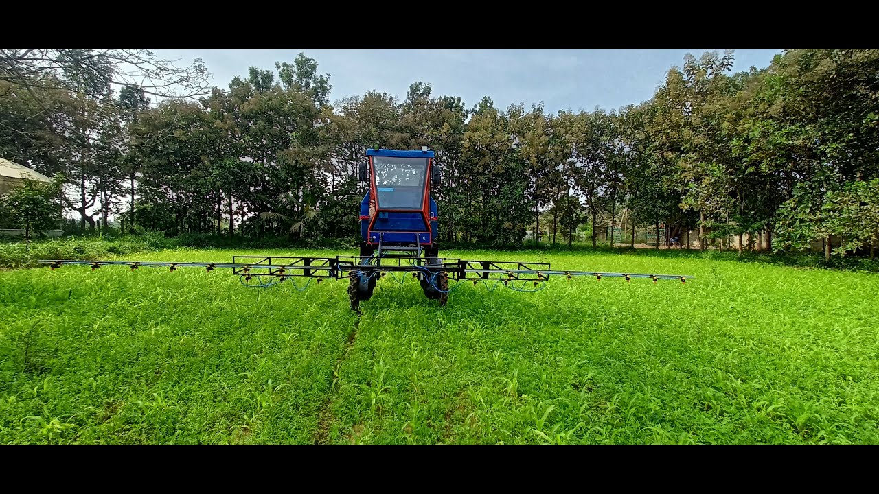 Bullwork Warrior All Electric Boom Sprayer - YouTube