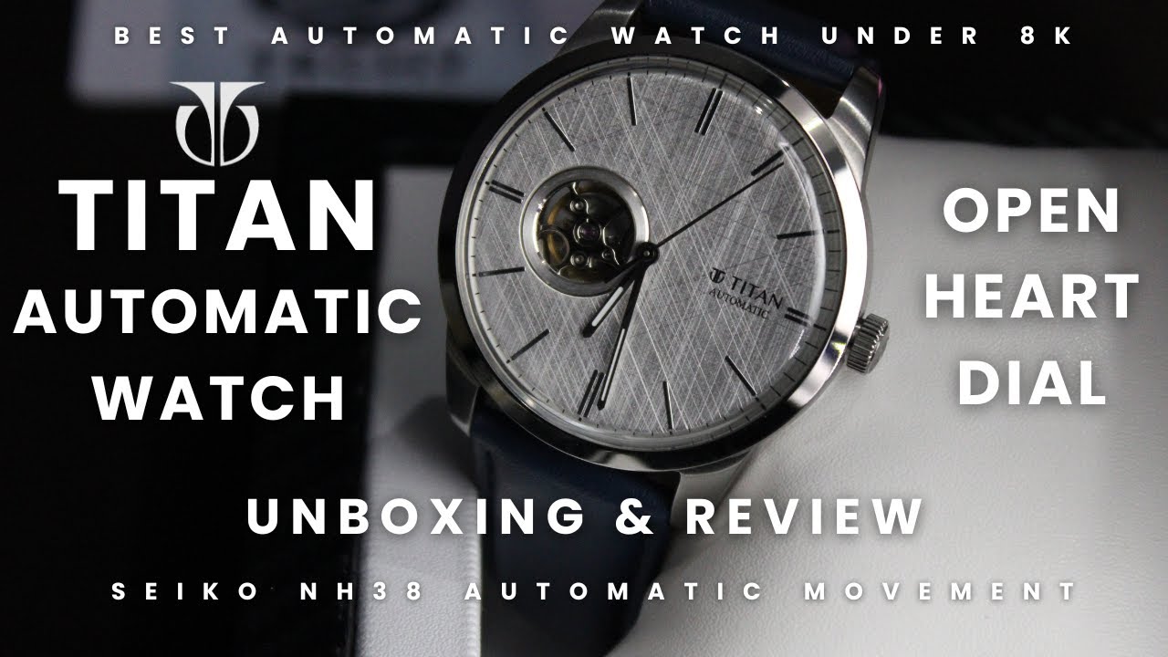 Titan Open Heart Automatic Watch | NS90126SL02 | Seiko NH38 Movement ...