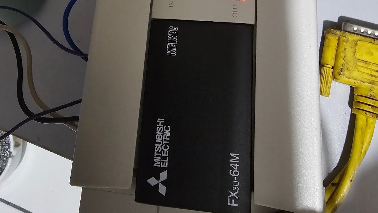 program plc mitsubishi fx3u 64mt - YouTube