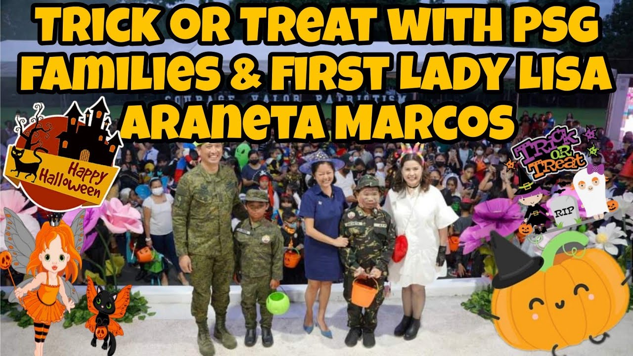 Ang saya ng trick or treat with Madam First Lady Lisa Araneta Marcos # ...