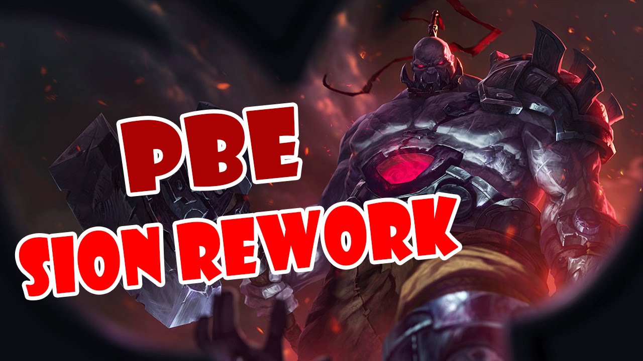 REBORN / REWORK SION | SION JUNGLE - PBE SERVER - YouTube