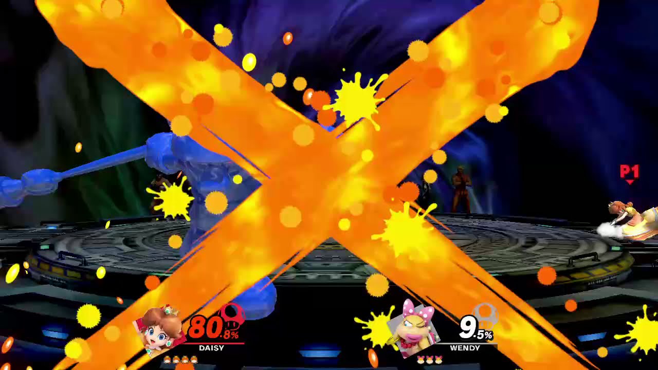 Super Smash Bros. Ultimate (Princess Daisy Vs. Wendy) KOF Fighting ...