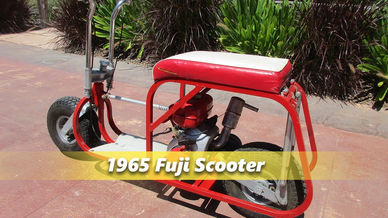 1965 Fuji Go Devil Scooter - YouTube
