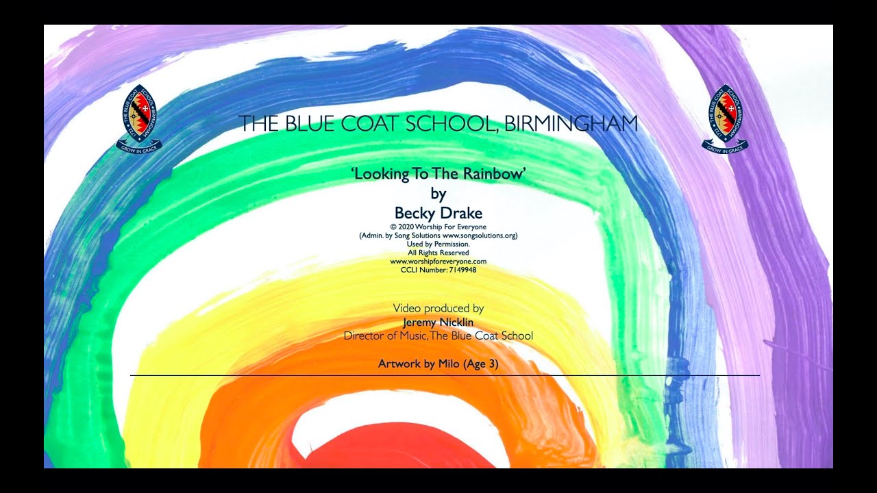 'Looking To The Rainbow' (Lockdown Song) by Becky Drake and The Blue ...