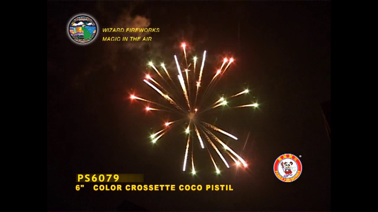 SB150CR08 - 6 INCH SHELL - WIZARD FIREWORKS - PS6079 - YouTube