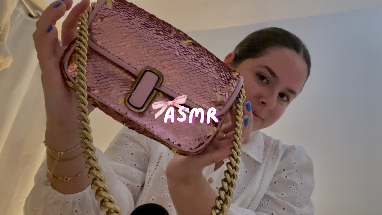 ASMR | handbag tapping 👛⭐️ fast and aggressive tapping & scratching ...