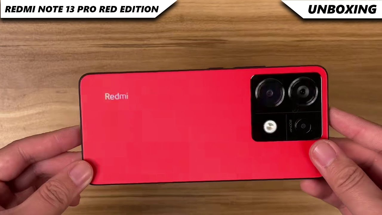 Xiaomi Redmi Note 13 Pro Red Edition Unboxing | Hands on Review | Price ...