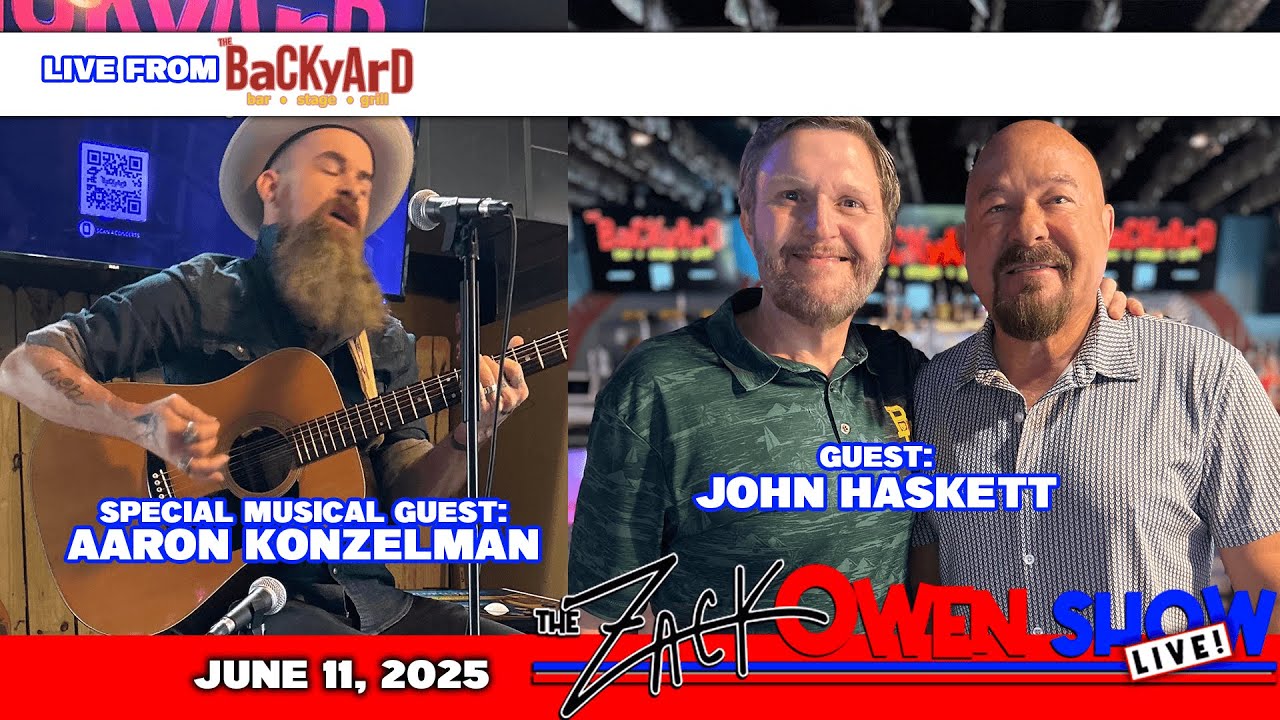 John Haskett and musical guest Aaron Konzelman - YouTube