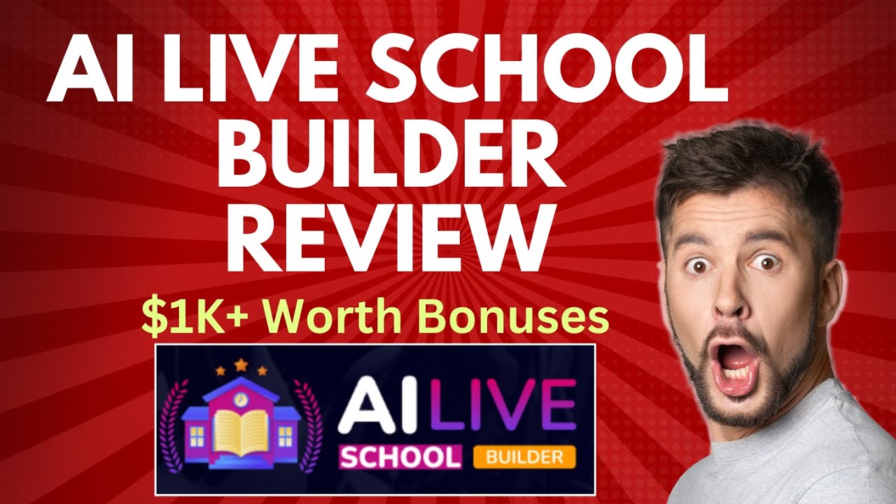 AI Live School Builder Review | Quick DEMO, $1K+ Worth Bonus - YouTube