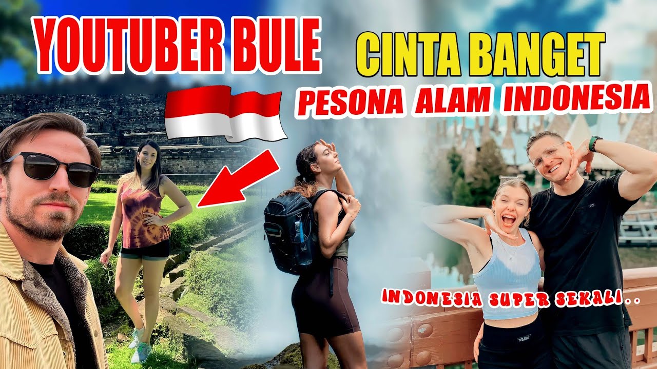 Luar Biasa Bangga !! Youtuber bule cantik cinta pesona INDONESIA hingga tinggal selamanya disini ...