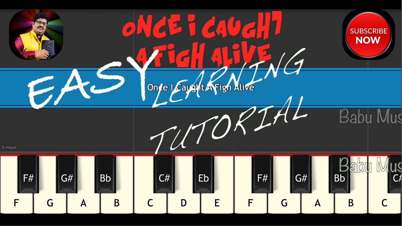 how to play Once I Caught A Fish Alive song #BMW #BABUMUSICWORLD PLAY ...