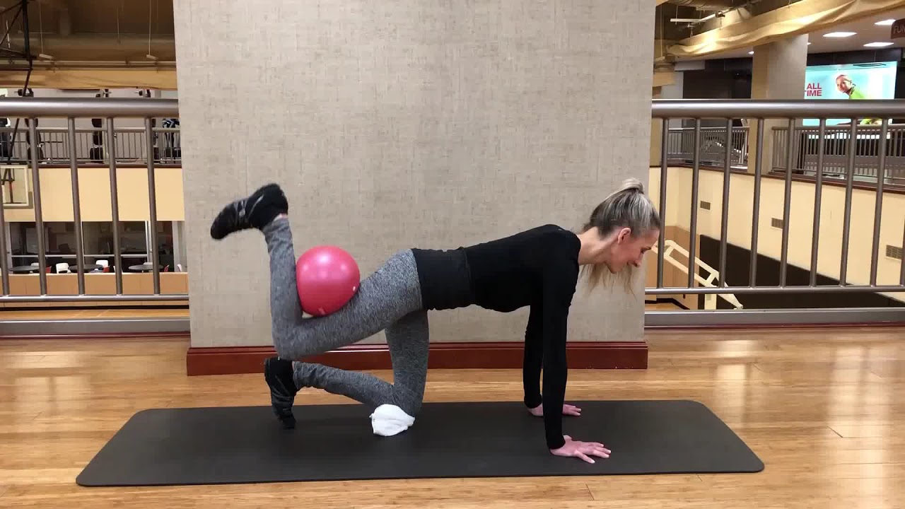 Pilates Ball Hamstring Squeeze - YouTube