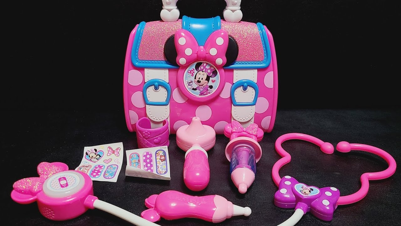 5 Minutes Satisfying with Unboxing Minnie Mouse Doctor Set ASMR No ...
