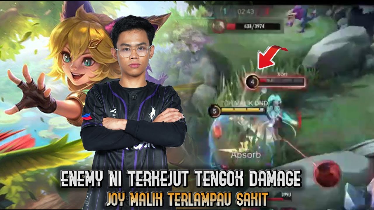 ENEMY TERKEJUT TENGOK DAMAGE JOY MALIK TERLAMPAU SAKIT🔥MOBILE LEGENDS ...