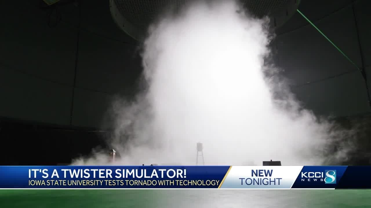 Iowa State's new tornado simulator could change building design - YouTube