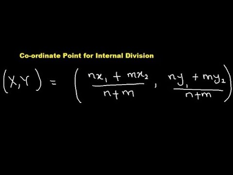 INTRODUCTORY MATHEMATICS | internal Division of two lines - YouTube