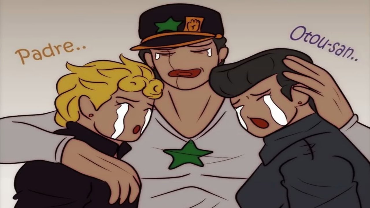 Jotaro Adopts Giorno and Josuke (JoJo Comic Dub) - YouTube