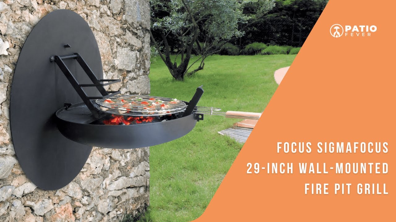 Focus Sigmafocus Wood Burning Fire Pit Grill - YouTube