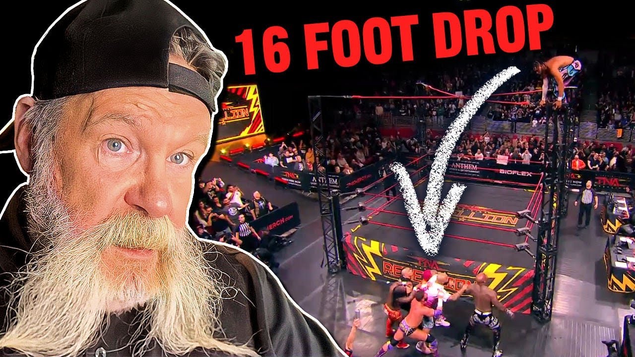 INSANE TNA Swanton Dive... and NOBODY Caught Him! - YouTube