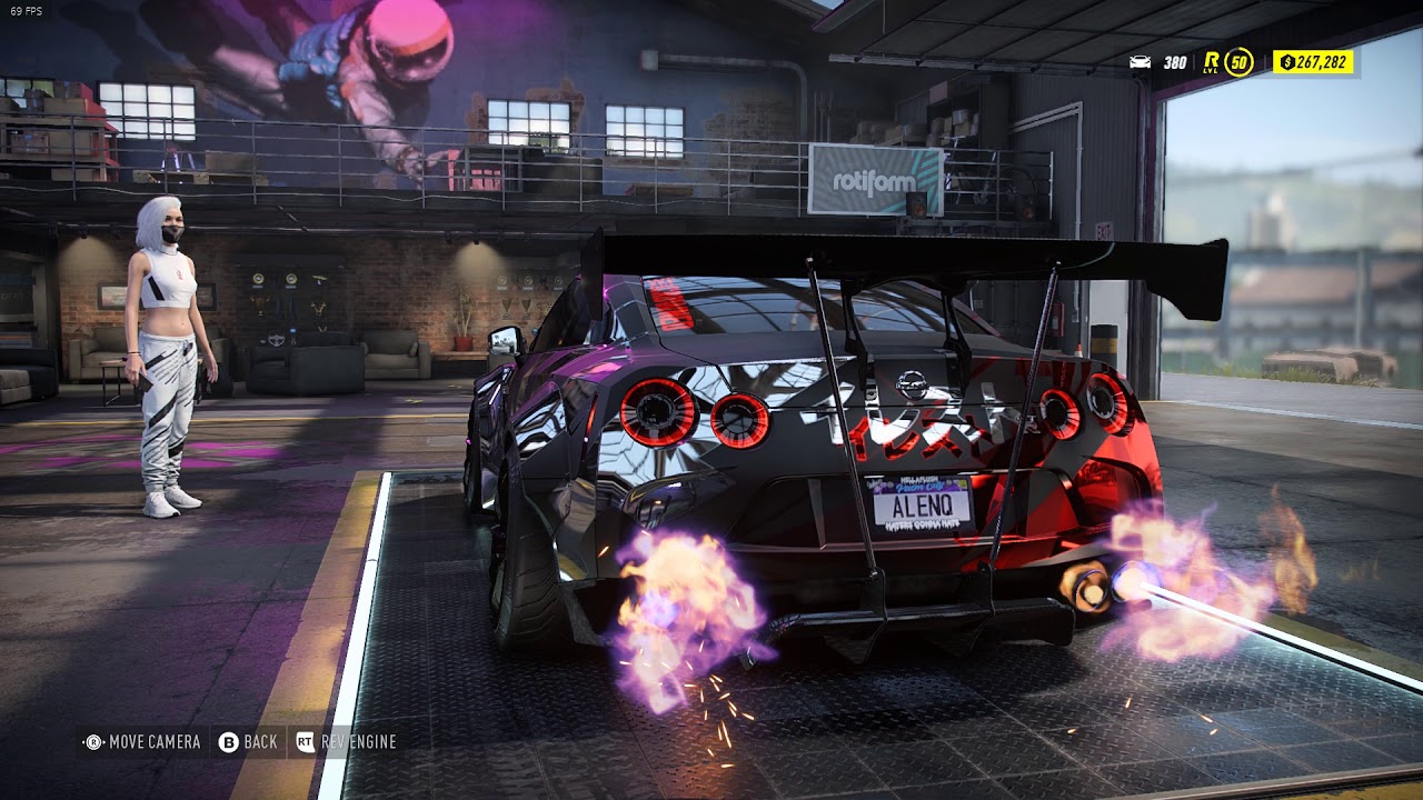 Need For Speed Heat - Nissan Skyline GTR R35 V12 (Engine Swap) - YouTube