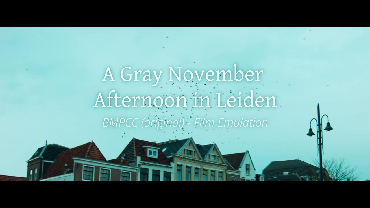 A gray november afternoon in Leiden | BMPCC original/OG - Film ...