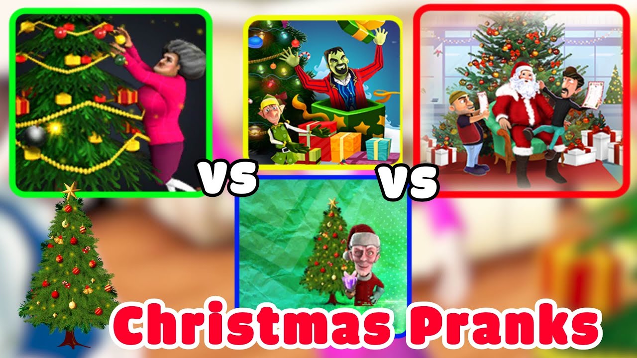 Scary Teacher, Scary Stranger, Mad Scientist, Scary Robber Christmas ...