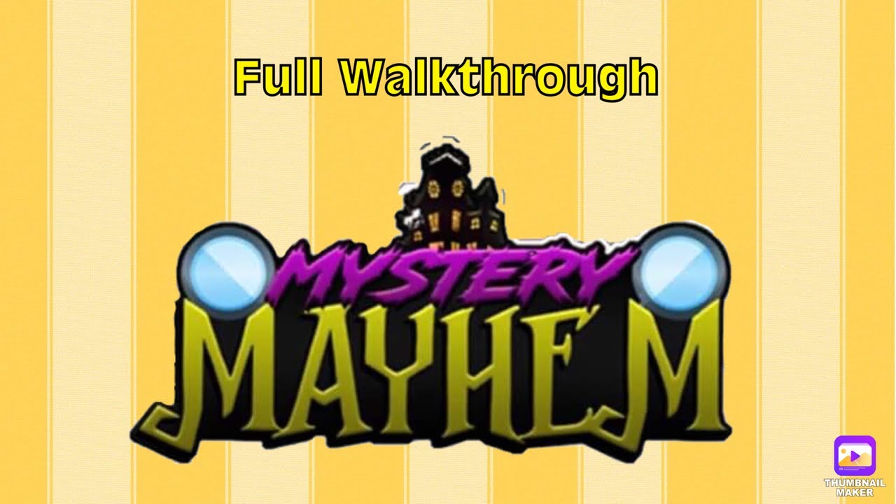 Mystery Mayhem [Story]: Full Walkthrough | Roblox - YouTube