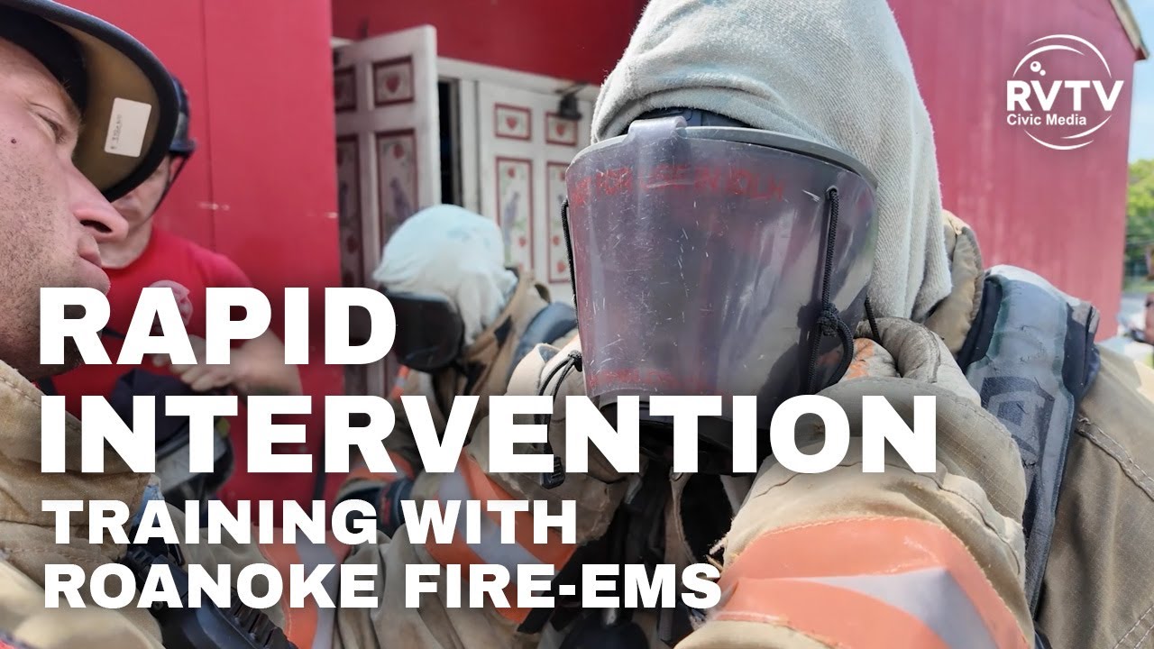 Roanoke Fire-EMS: Rapid Intervention Crew (RIC) Training - YouTube