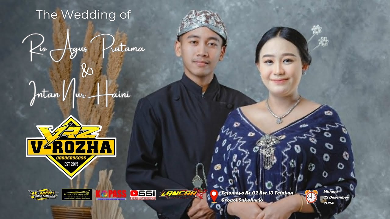 LIVE📡 V-RHOZA MUSIC || PERNIKAHAN RIO & INTAN || LANCAR AUDIO || MONICA ...