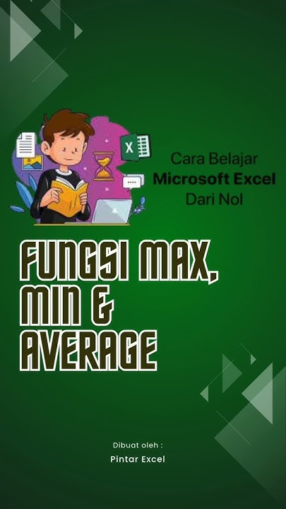 FUNGSI MAX, MIN dan AVERAGE di Excel #Excel #tutorialexcel #belajarexcel #shorts - YouTube