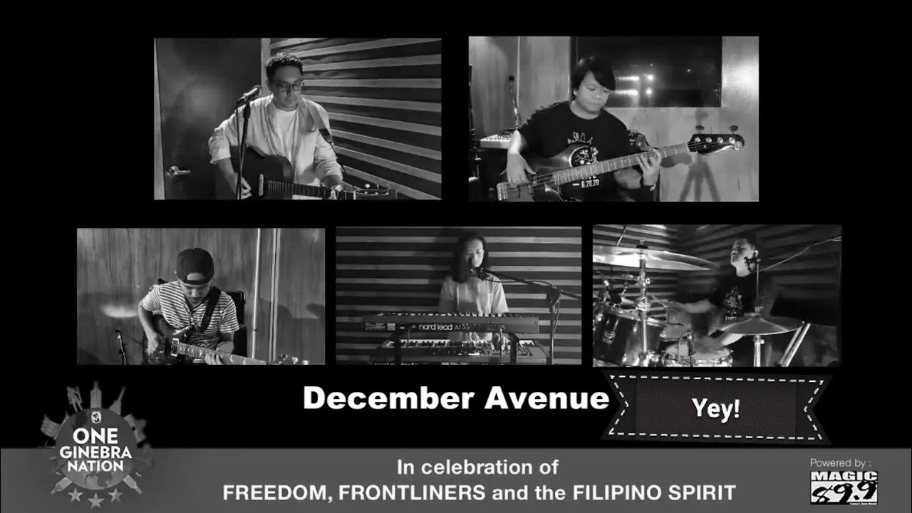 December Avenue live(Ginebra San Miguel Ginumanfest Online concert ...
