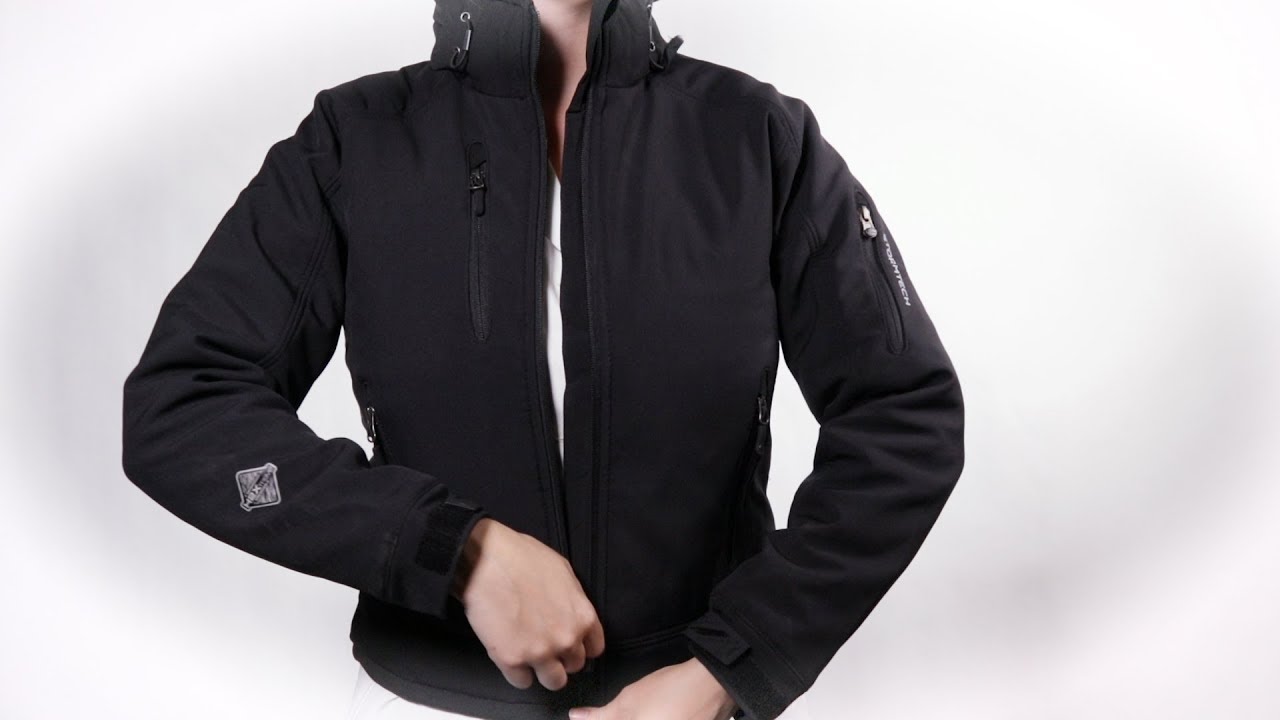 Stormtech Ladies Waterproof Softshell Thermal Hooded Jacket - YouTube