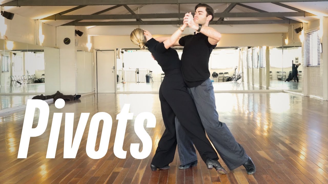 Demonstration of Natural Pivots in Ballroom Dancing - YouTube