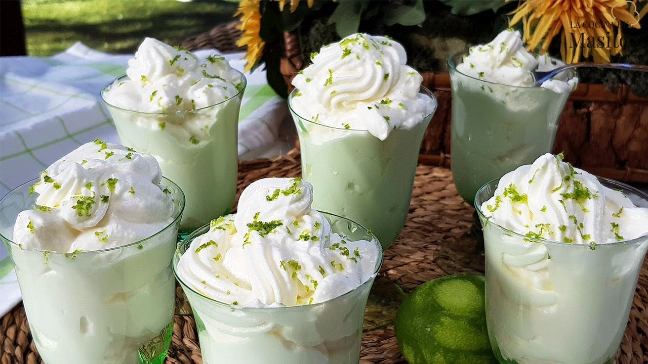 Mousse de limon, facil y rapido, en menos de 10 minutos. - YouTube