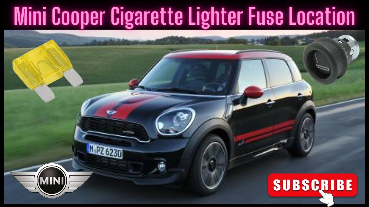 Mini Cooper 2016 Cigarette Lighter Blown Fuse F44 - YouTube