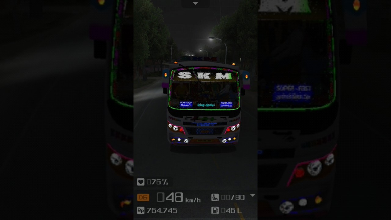 SKM Bus Driving 😍 Tamil Nadu Map 🗾 - YouTube