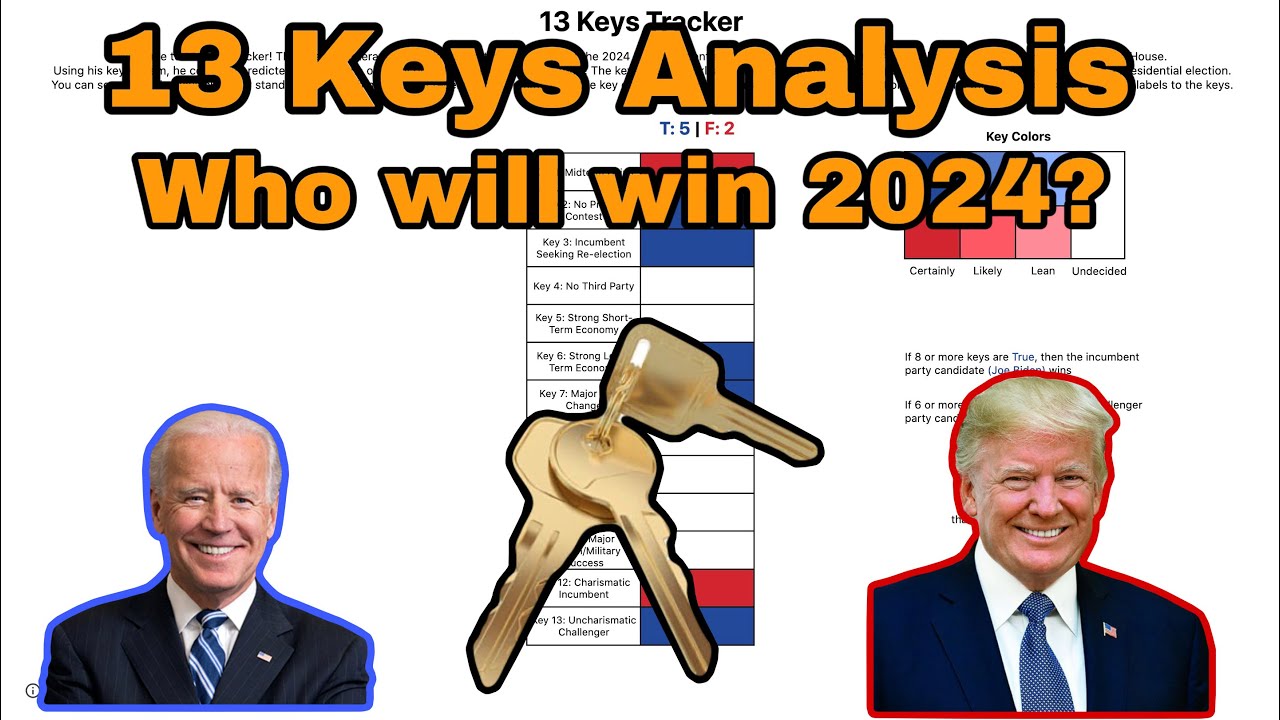 13 Keys Analysis of the 2024 Election, will Biden get Re-Elected? - YouTube