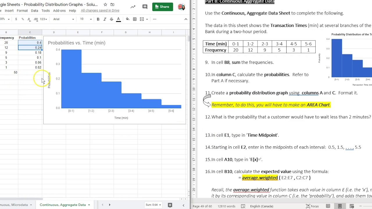 GGS Probability Distribution Graphs Part B - YouTube