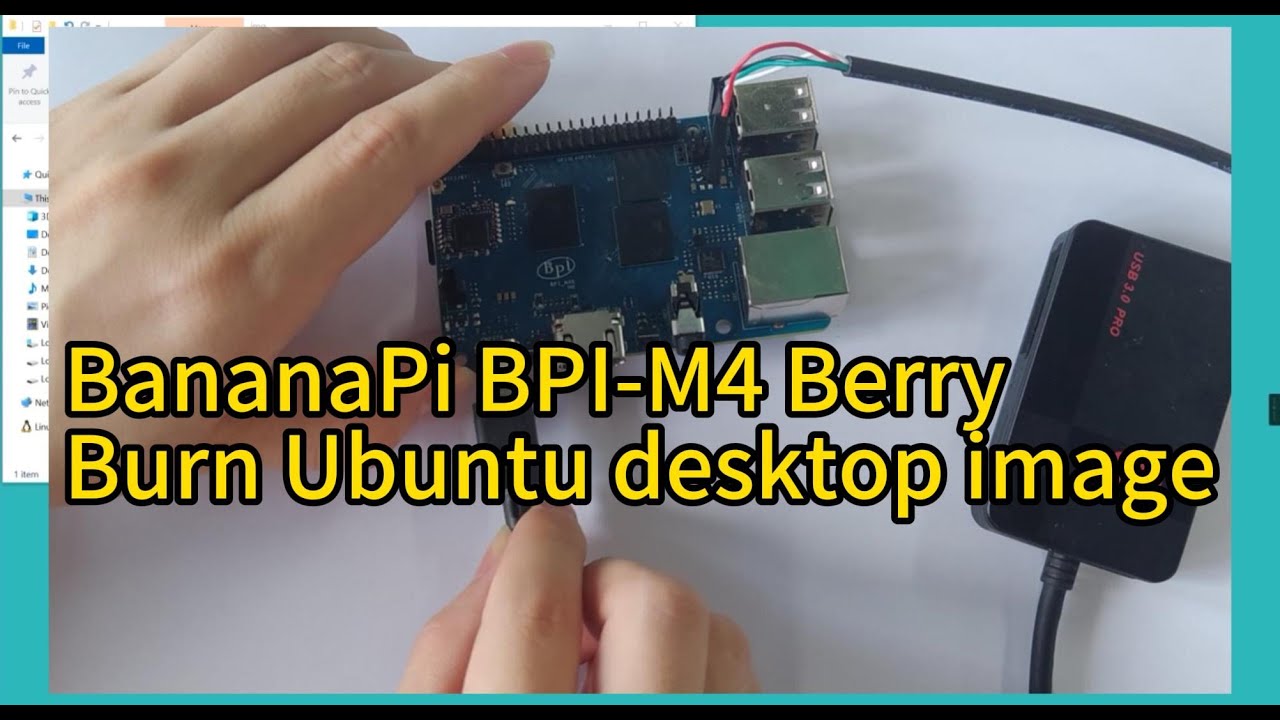 BananaPi BPI-M4 Berry Allwinner H618 SBC burn Ubuntu desktop image vs ...