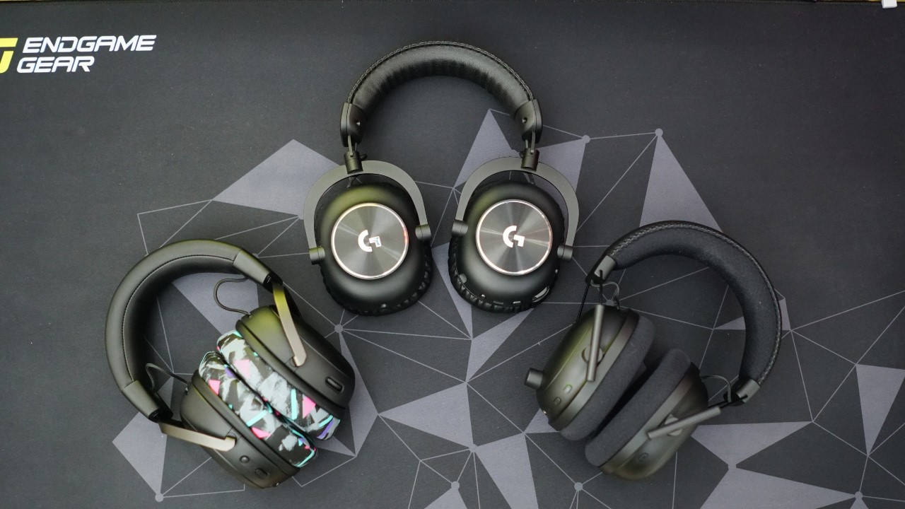 Logitech g pro x 2 lightspeed VS Razer blackshark v2 pro 2023 VS Hyperx cloud 3 wireless - YouTube