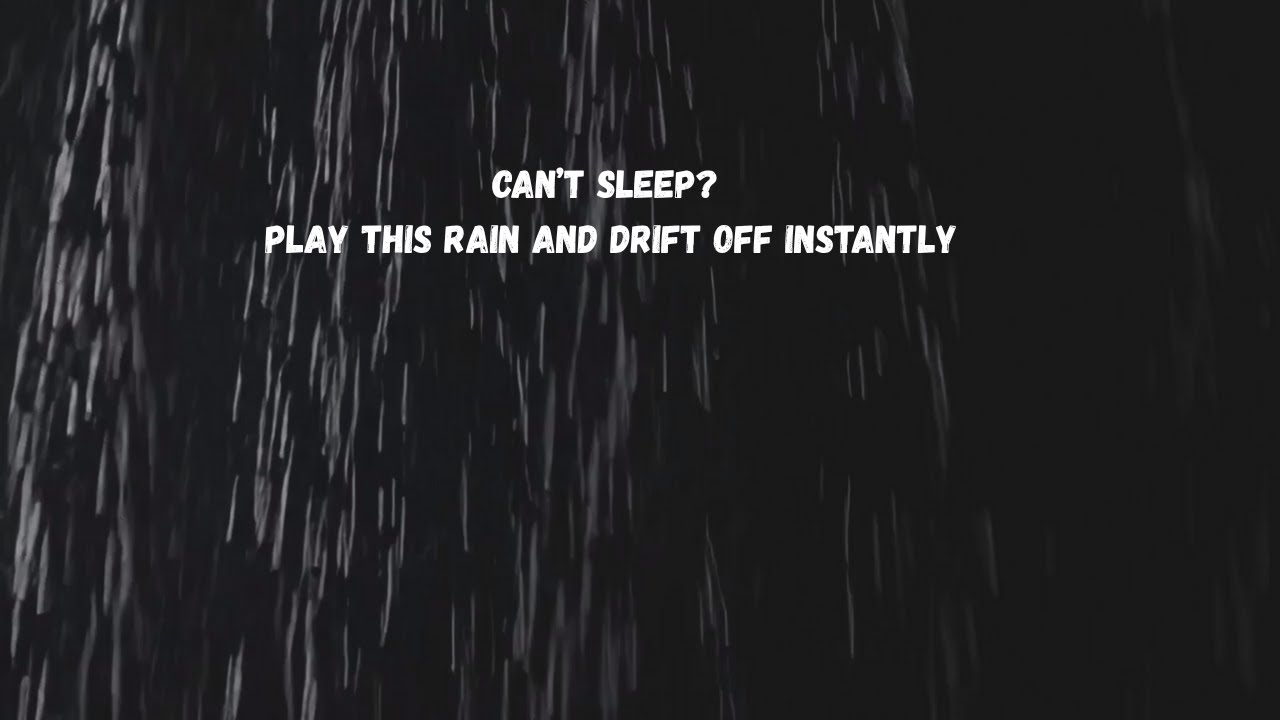 Dark Screen Heavy Rain Outside Your Window – Sleep Deeply - YouTube