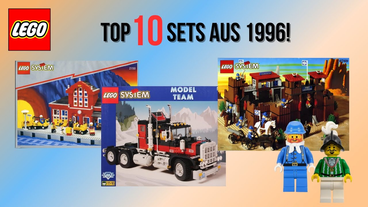 Meine Top 10 Lego Sets aus dem Jahre 1996! Western, Paradisa und Armada ...