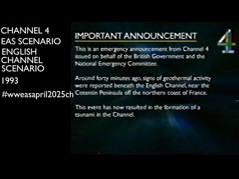 Channel 4 EAS SCENARIO - English Channel Tsunami | 1993 | Part of # ...