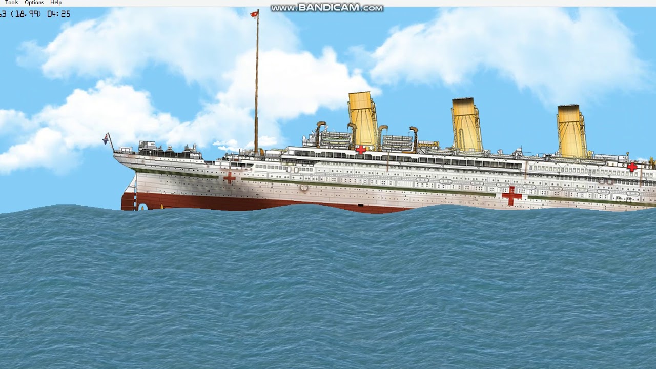 BRITANNIC SINKING OMG - YouTube
