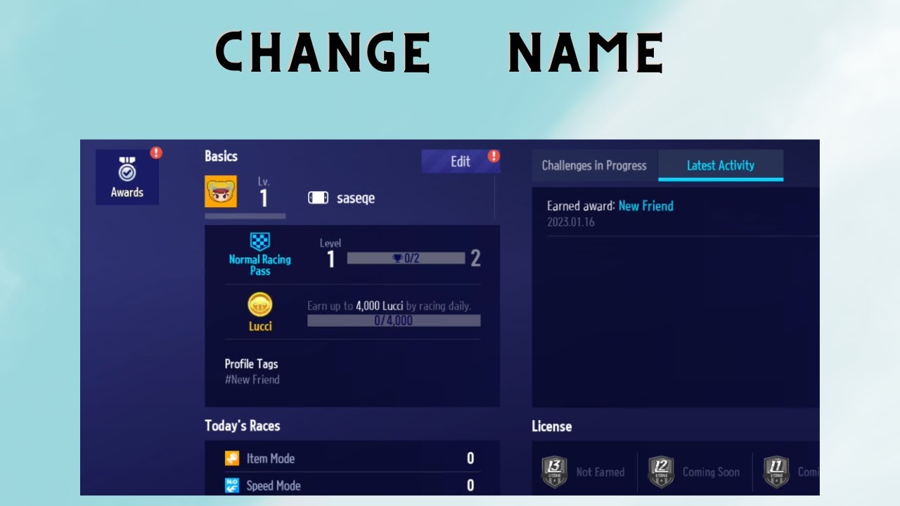 How to Change Name Tag in KartRider: Drift - YouTube