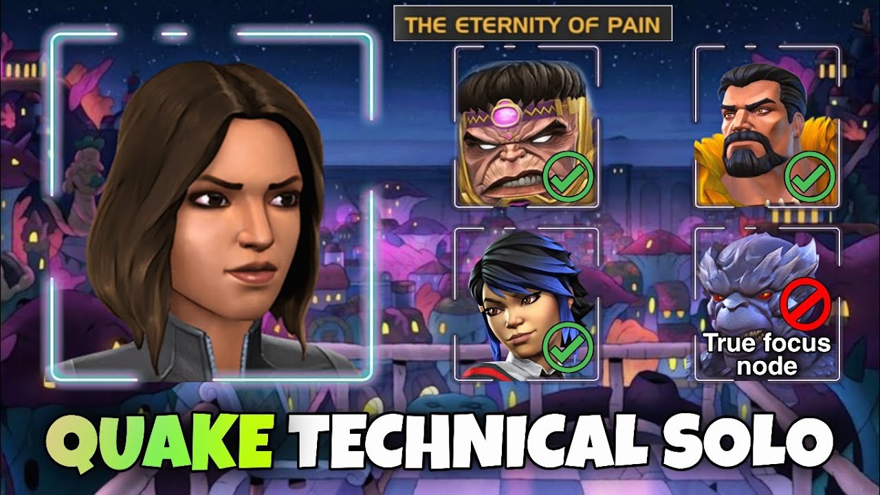 All science team! Quake destroys the Eternity of Pain Week 5 | MCOC ...