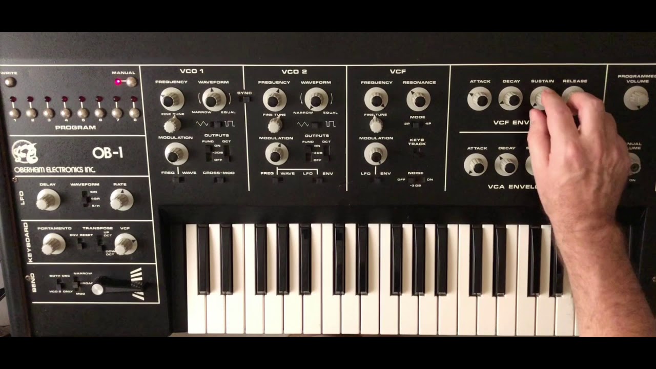 “Exploring the Oberheim OB-1” by Friendly Noise - YouTube