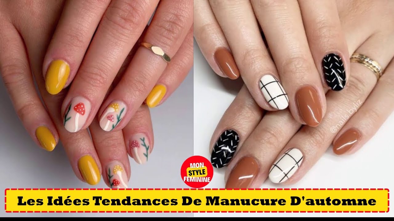 20 Idées de Manucure d'Automne | Nail Art Automne | Ongle Couleur ...